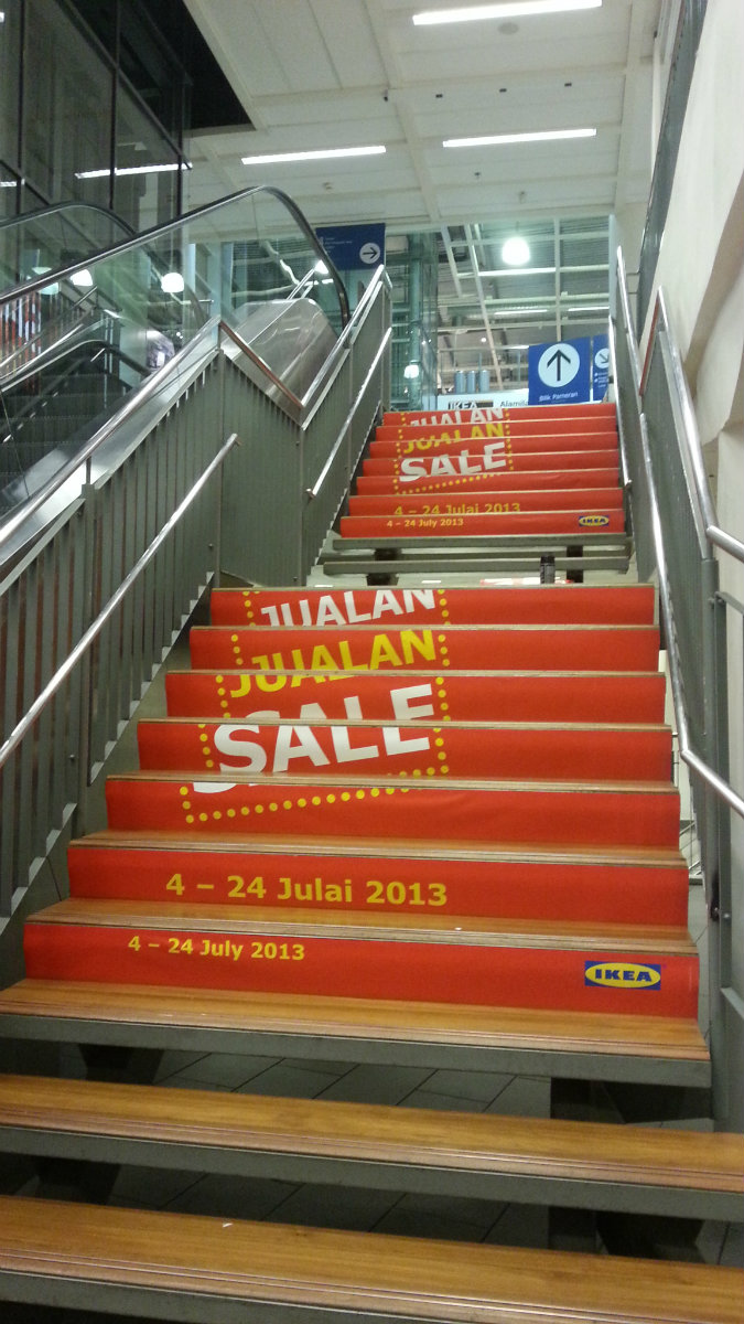 Staircase Advertising – Power Century Advertising Sdn Bhd